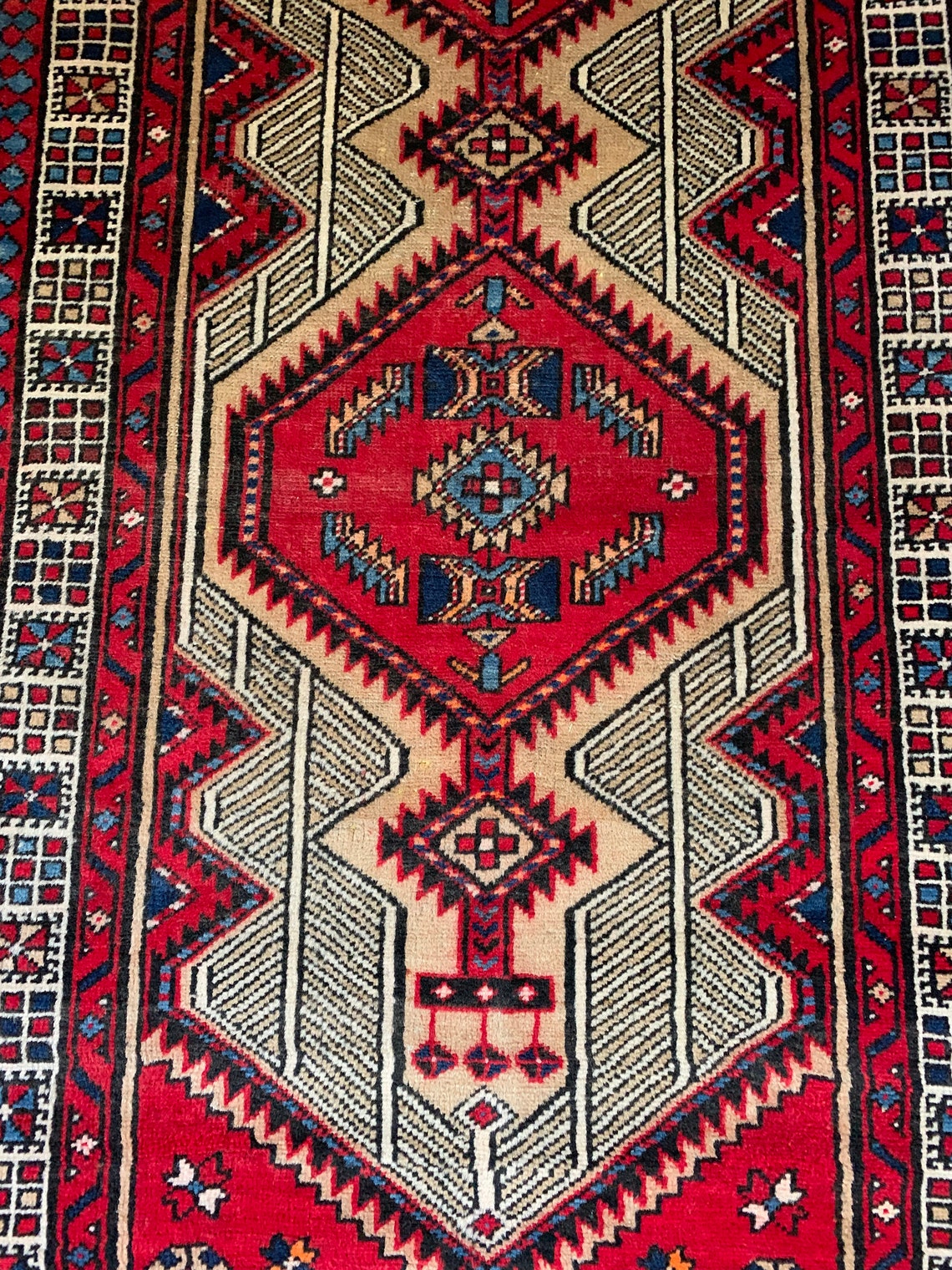 10' 2 X 3' 3 Semi Antique Serab Hand Knotted Runner/ Long Rug FREE ...