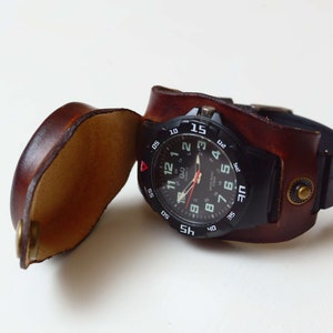 Leather Watch Cover Brown, Than, Black. Protect Your Watch From Dirt ...