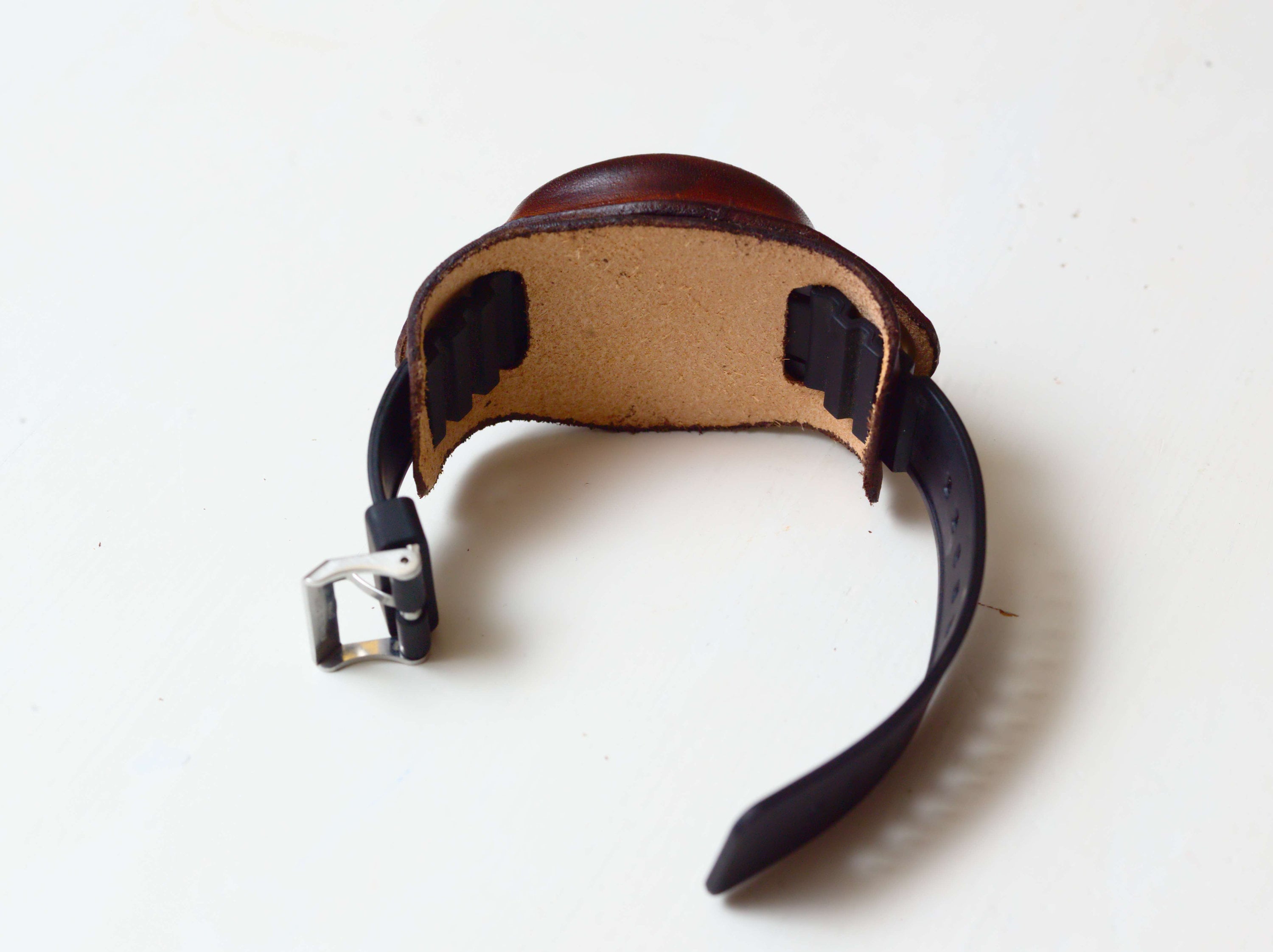 Leather Watch Cover Brown Than Black Watch Cover Protect - Etsy UK