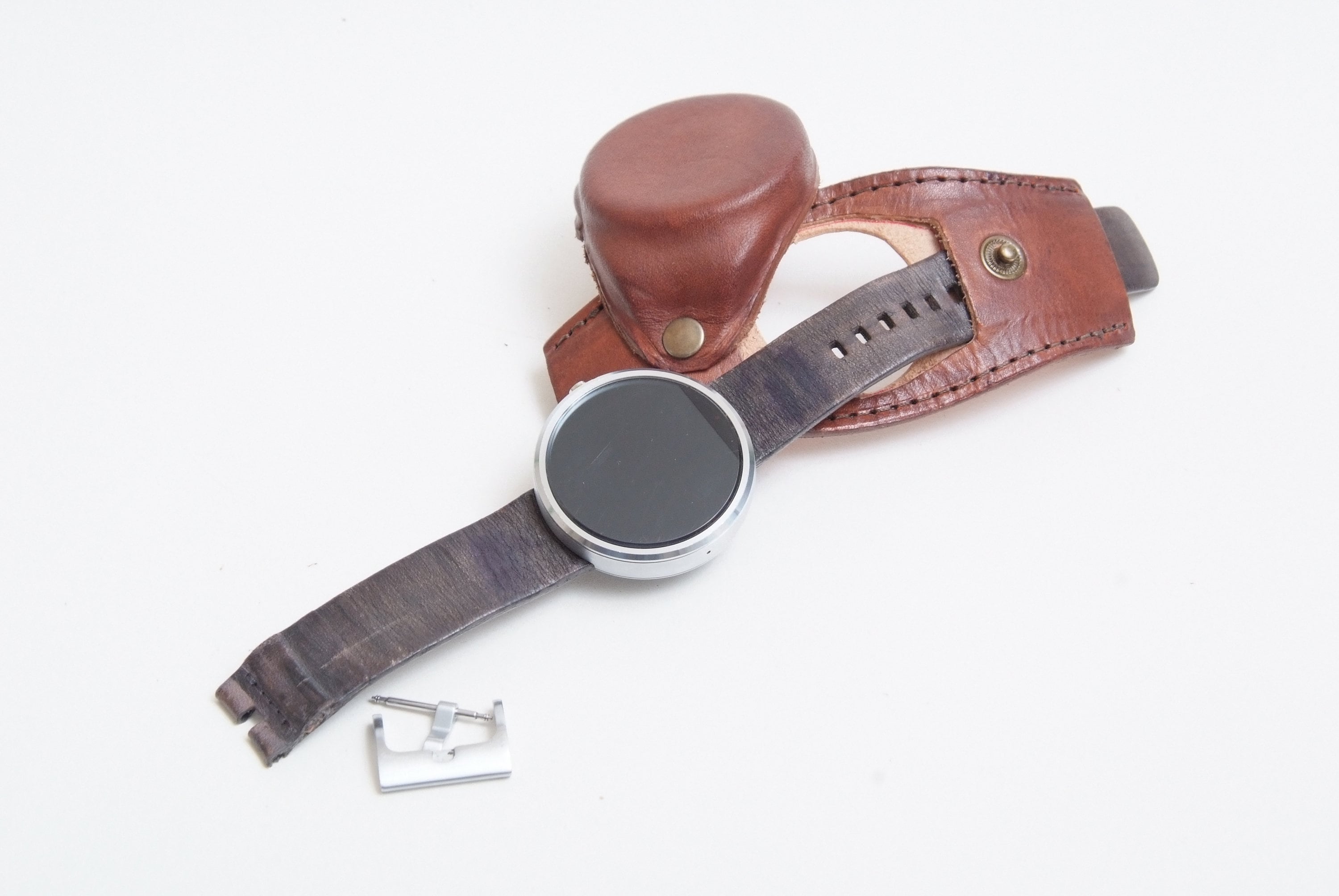 Smart Watch leather h cover brown watch cover protect your | Etsy