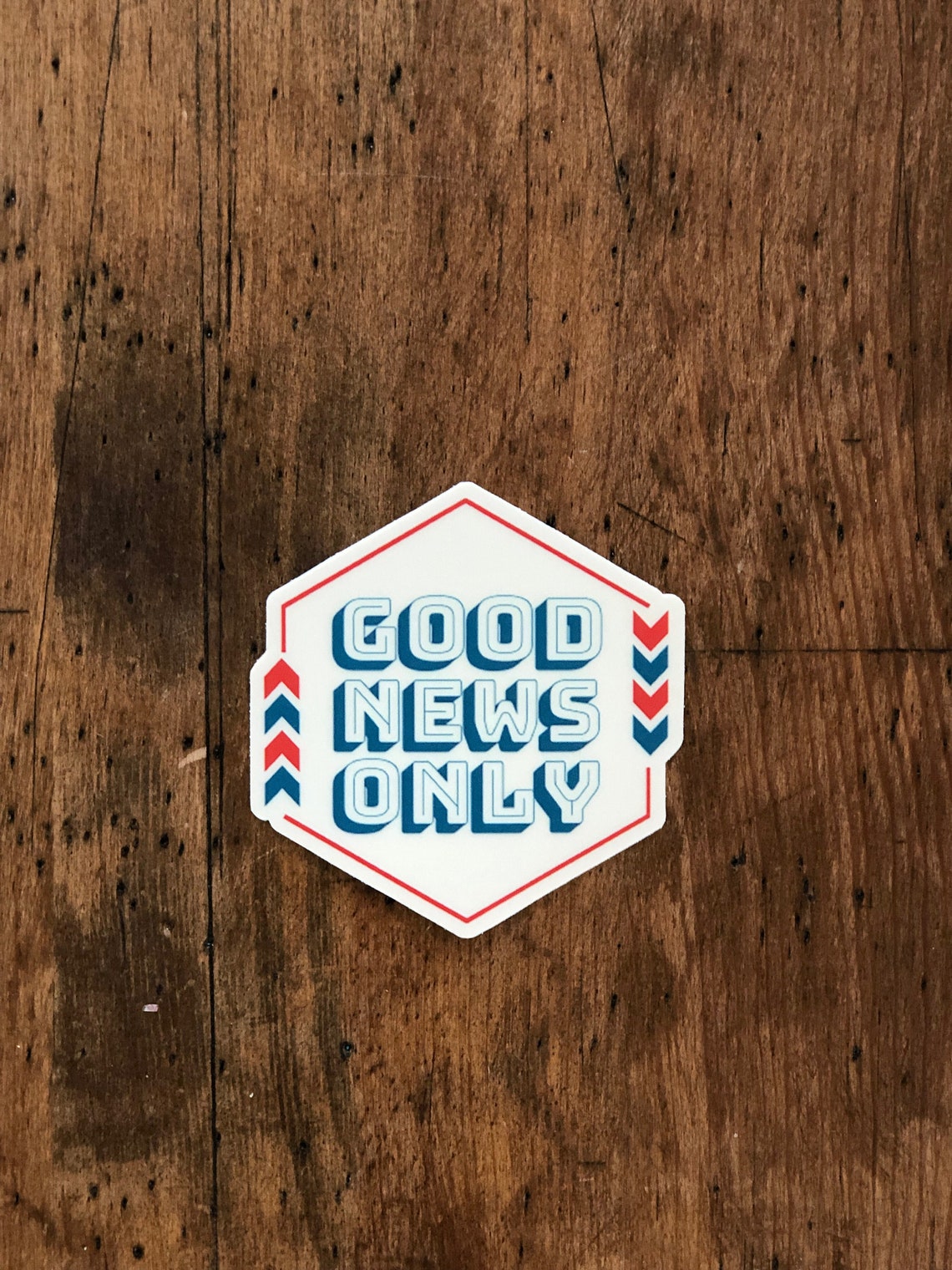 Good News Only "Retro" Vinyl Sticker - Etsy Italia