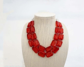 Red Statement | Etsy