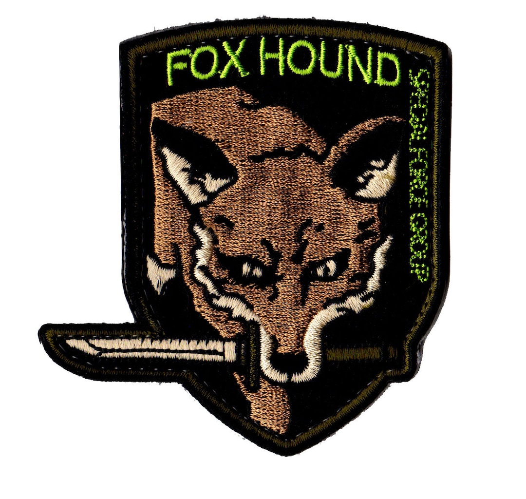 FOXHOUND Patch Hook and Loop Neon Camouflage OCP From Metal Gear Solid ...
