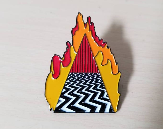 Twin Peaks Pin Black Lodge Mister C Evil Cooper Ace Card From - Etsy