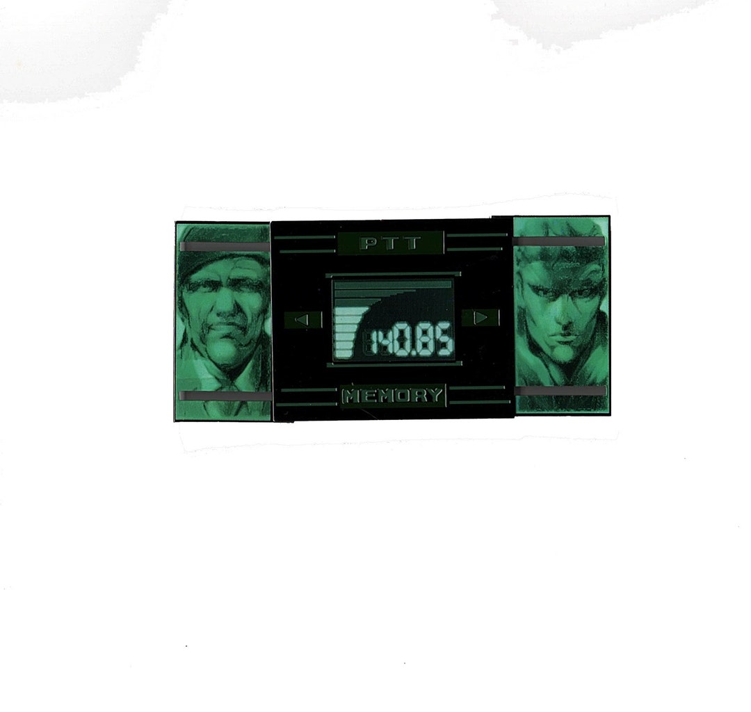 Metal Gear Solid Codec Pin With Snake and Colonel Campbell - Etsy