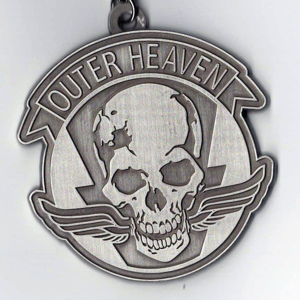 Metal Gear Keychain - Etsy