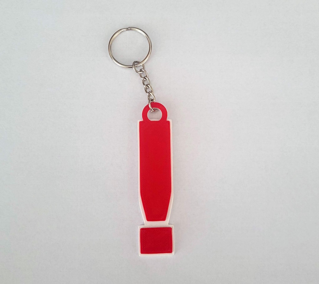 Metal Gear Solid Keychain Exclamation Point ! - Etsy