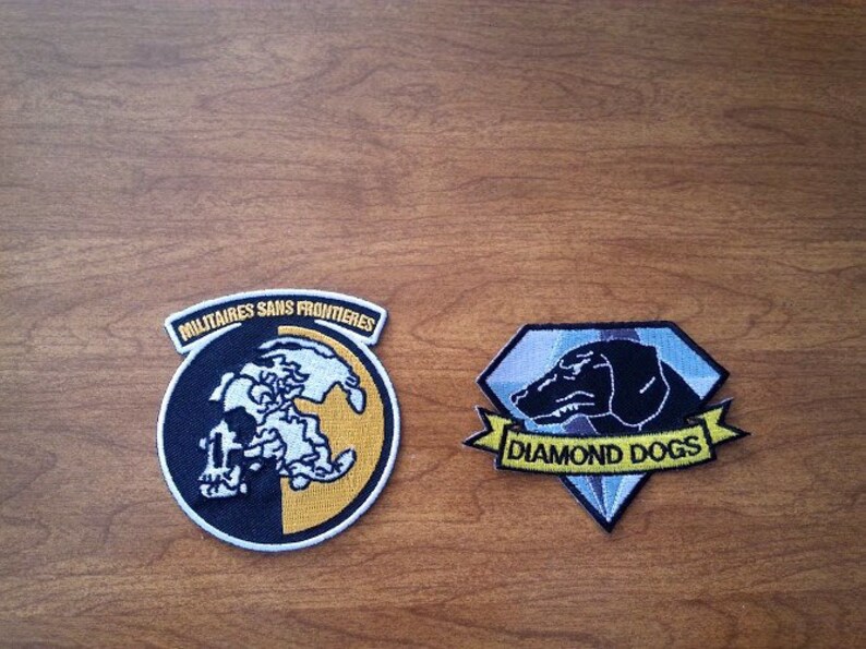 Diamond Dogs & MSF Iron on Patch Set From Metal Gear Solid V - Etsy