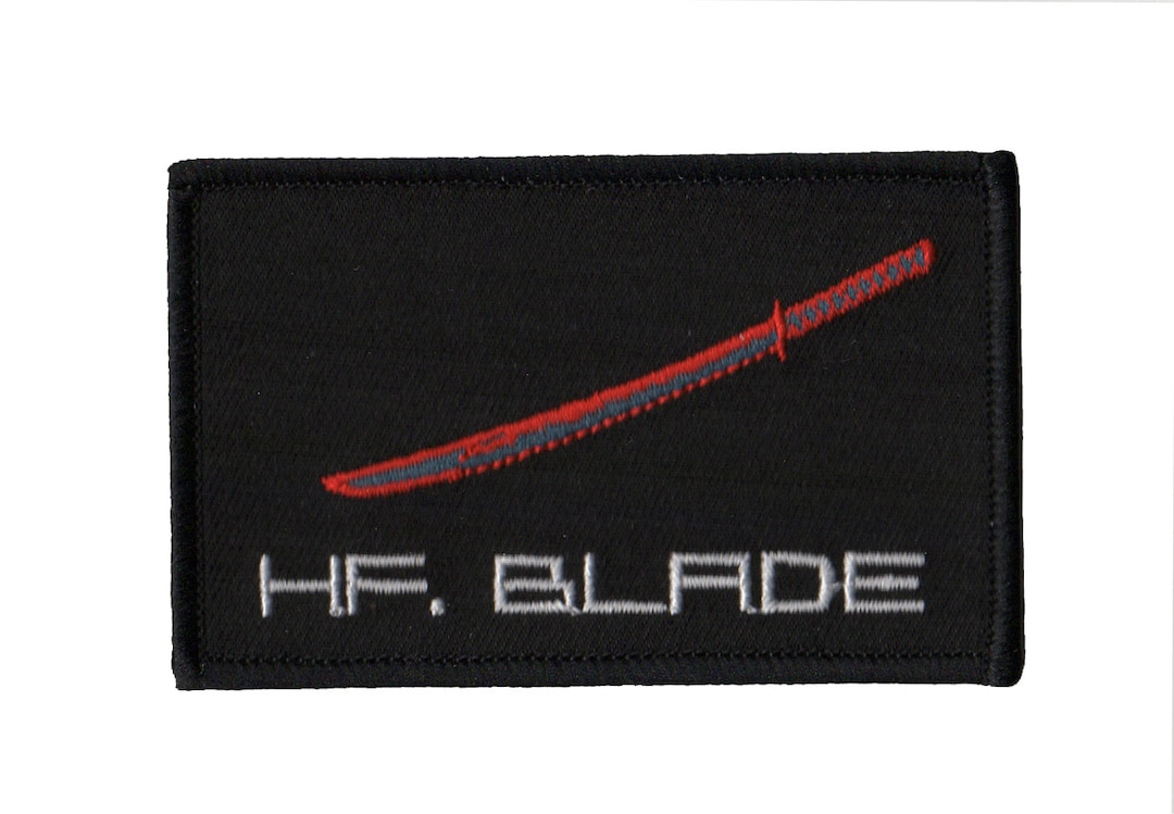 Raiden HF Blade Iron on Patch From Metal Gear Solid 2 Sons of Liberty ...