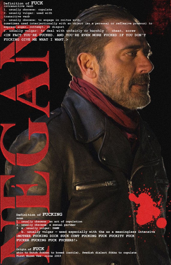 Walking Dead Season 5 Poster Negan