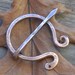Shawl Pin, Simple Shawl Pin, Penannular Brooch, Serpent Brooch, Anglo ...
