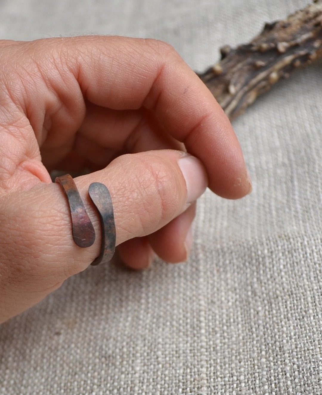 Copper Ring, Simple Copper Ring, Adjustable Copper Ring, Women's Copper ...