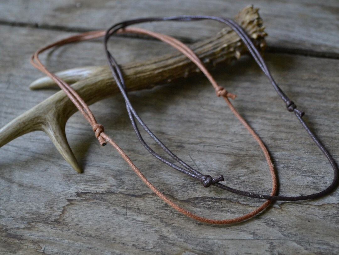 Adjustable Cord Necklace, Adjustable Vegan Necklace, Adjustable ...