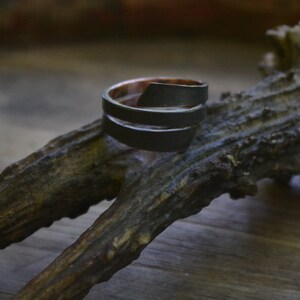 Copper Ring, Simple Copper Ring, Black Copper Ring, Oxidized Copper ...