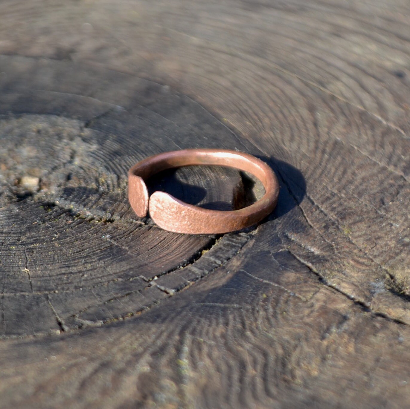 Simple copper ring womens copper ring woman copper ring | Etsy