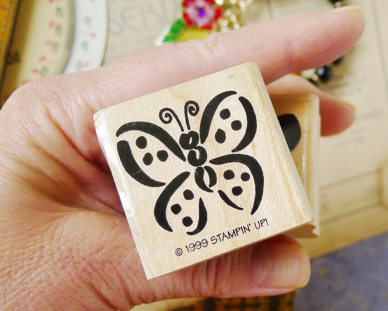Butterfly Rubber Stamp Set is Positive Negative for Layered - Etsy