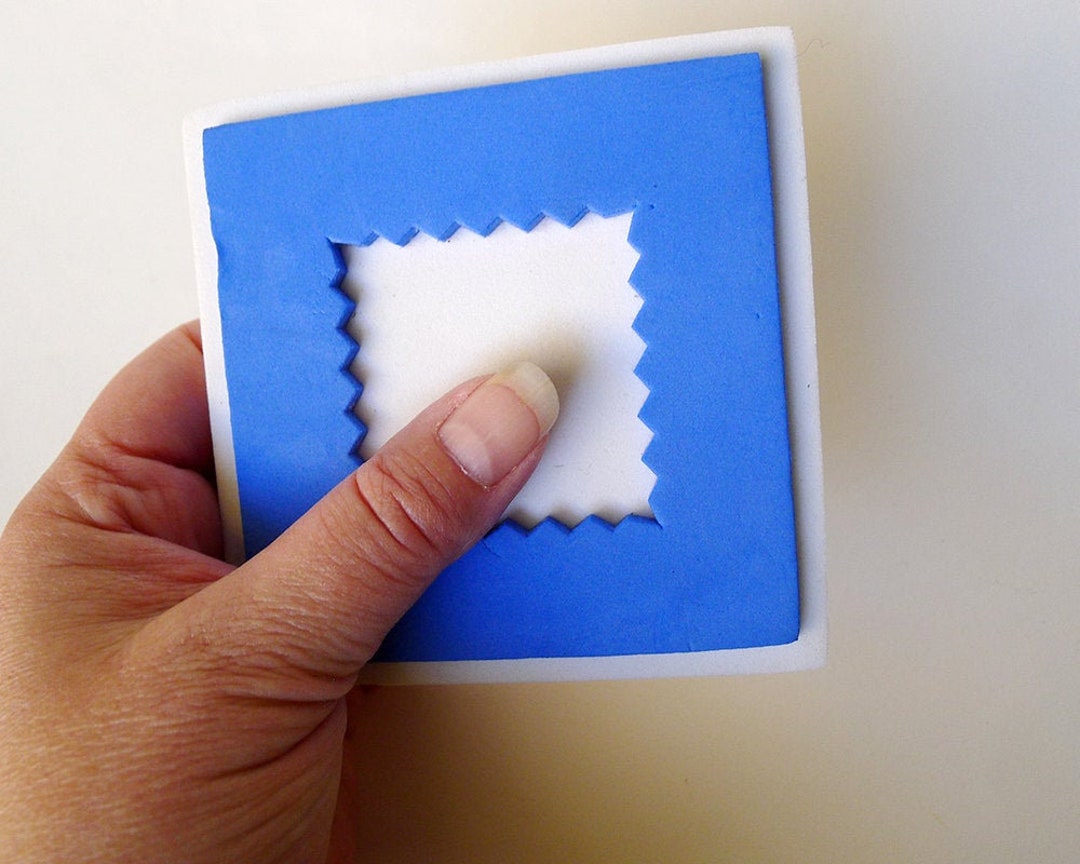 Square Frame Durable Craft Stamp Photo Frame Crafts for Decor ...