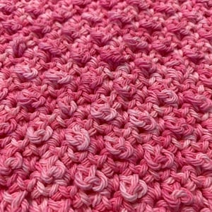 Easy Crochet Berry Stitch Dishcloth PDF Download Pattern - Etsy
