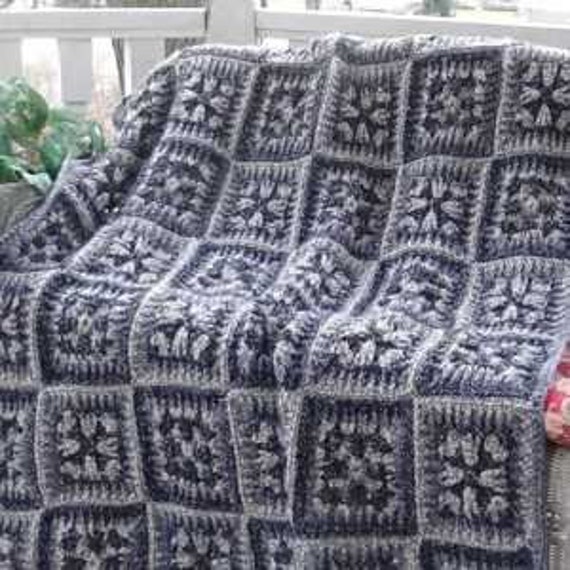 Farm House Granny Crocheted Afghan/blanket Pattern PDF | Etsy