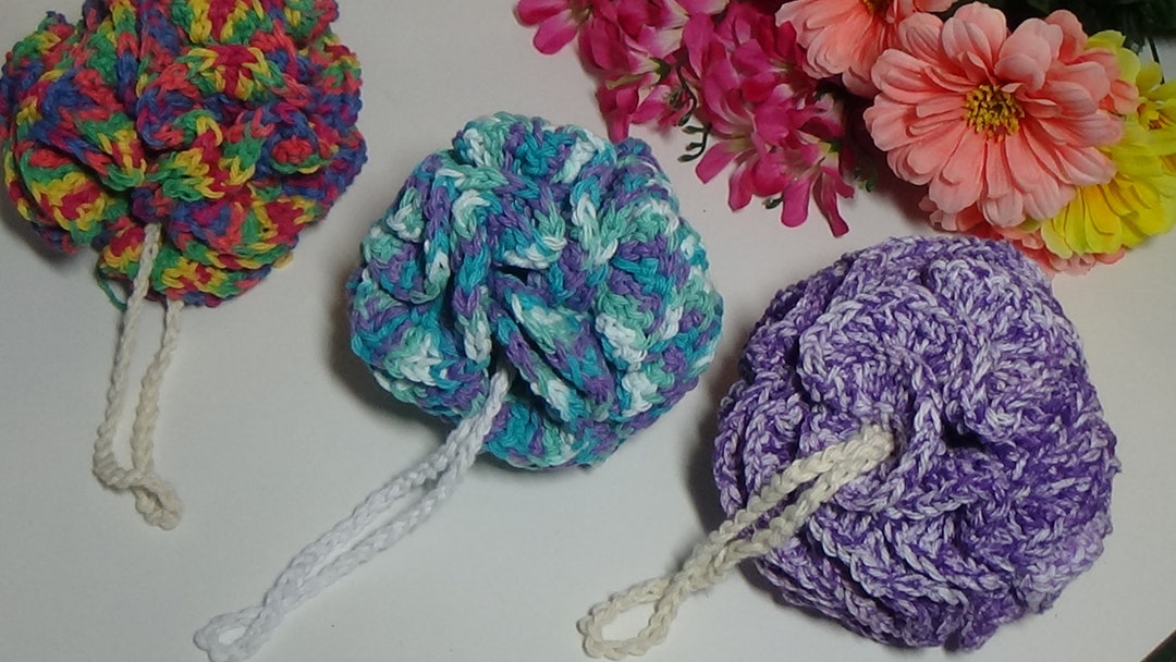 Crochet Bath Pouf Pattern PDF - Etsy