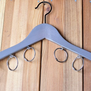 Infinity Scarf Hanger, Scarf Hanger, Accessory Wooden Hanger and ...