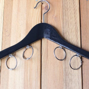 Infinity Scarf Hanger, Scarf Hanger, Accessory Wooden Hanger and ...