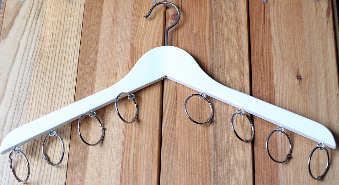 Infinity Scarf Hanger, Scarf Hanger, Accessory Wooden Hanger and ...