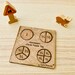 Customized Montessori Wooden Circle Math Puzzle | Fractions Learning ...