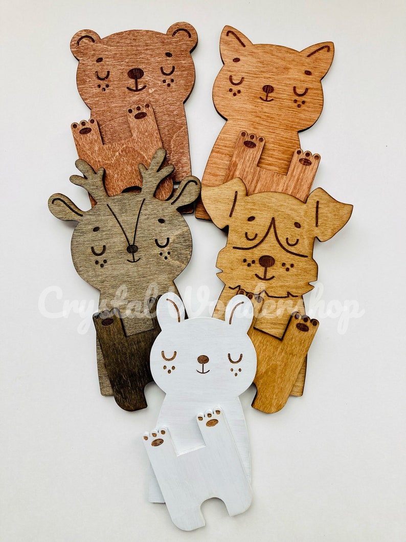 Animals Wooden Phone Stands/holders | Cute and Sturdy - Etsy
