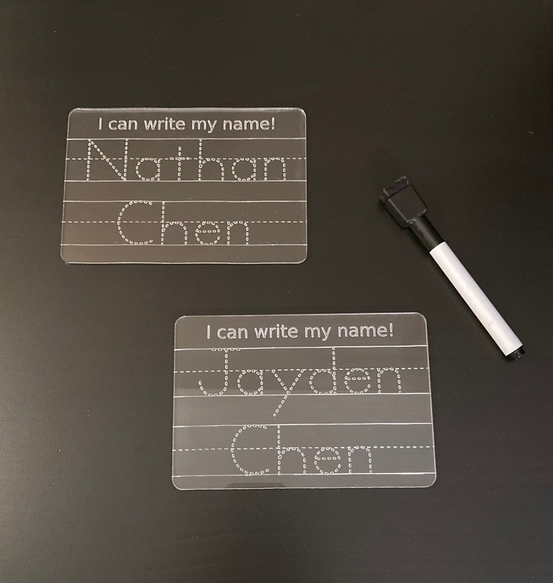 Personalized Name Tracing Board: Montessori Learning Activity - Etsy