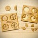 Customized Montessori Wooden Circle Math Puzzle | Fractions Learning ...
