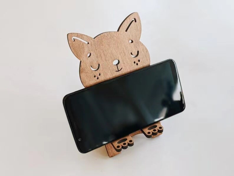 Animals Wooden Phone Stands/holders Cute and Sturdy - Etsy