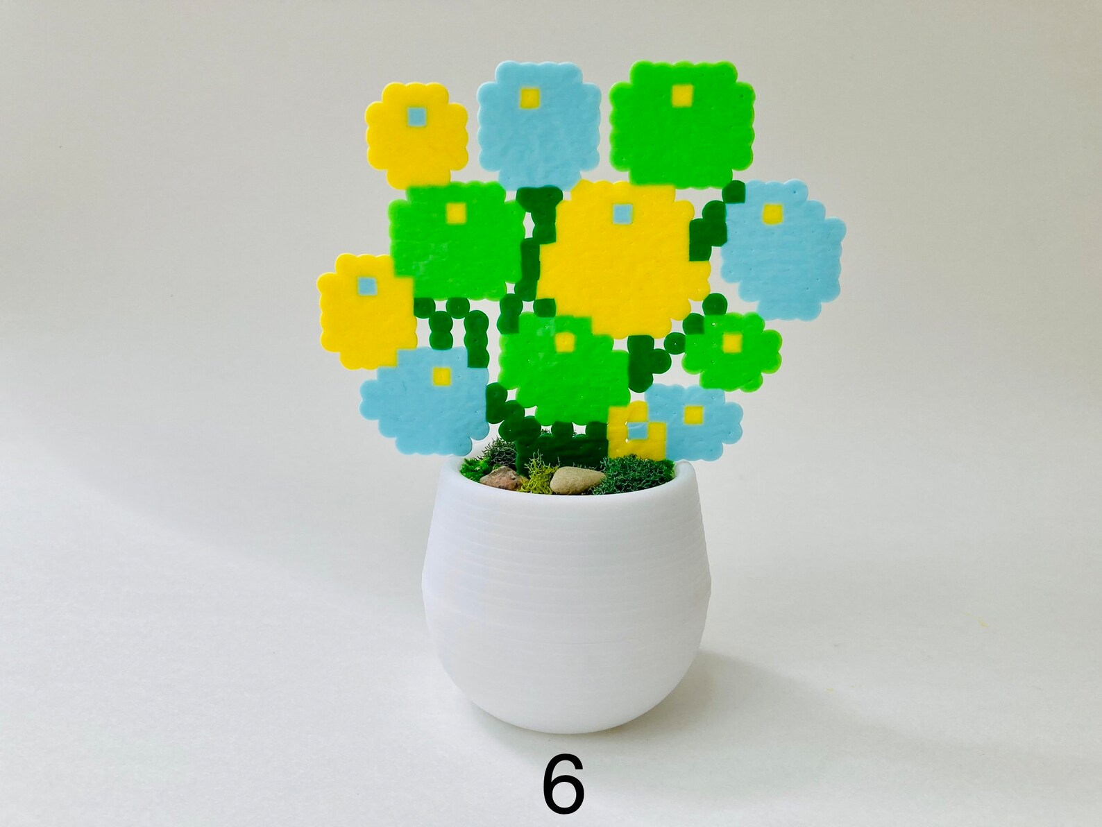 Handmade Flower Pixel Perler Bead Plant | Sunflower | Bluebonnet ...