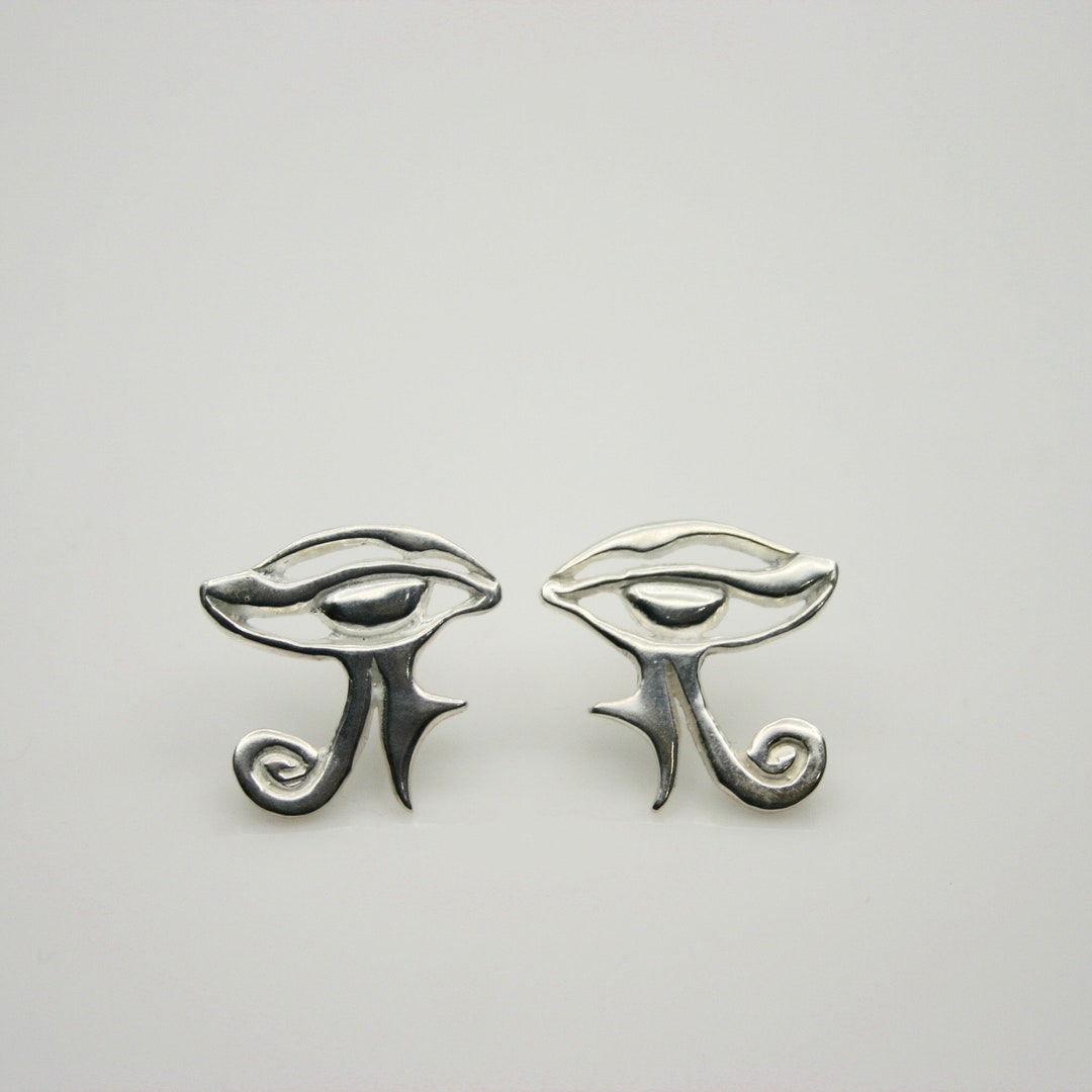 Eye of Horus Stud Earrings, Eye of Horus, the Eye Earring Studs, Evil ...