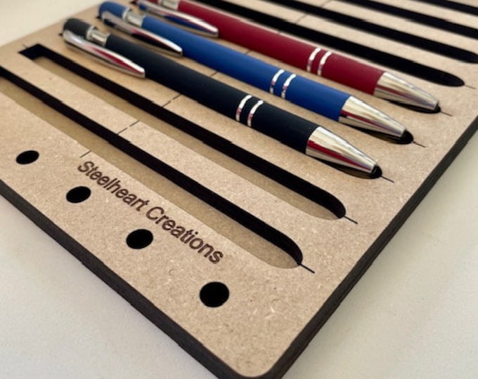10 Slot Ink Pen Jig for Laser Engraving - Etsy
