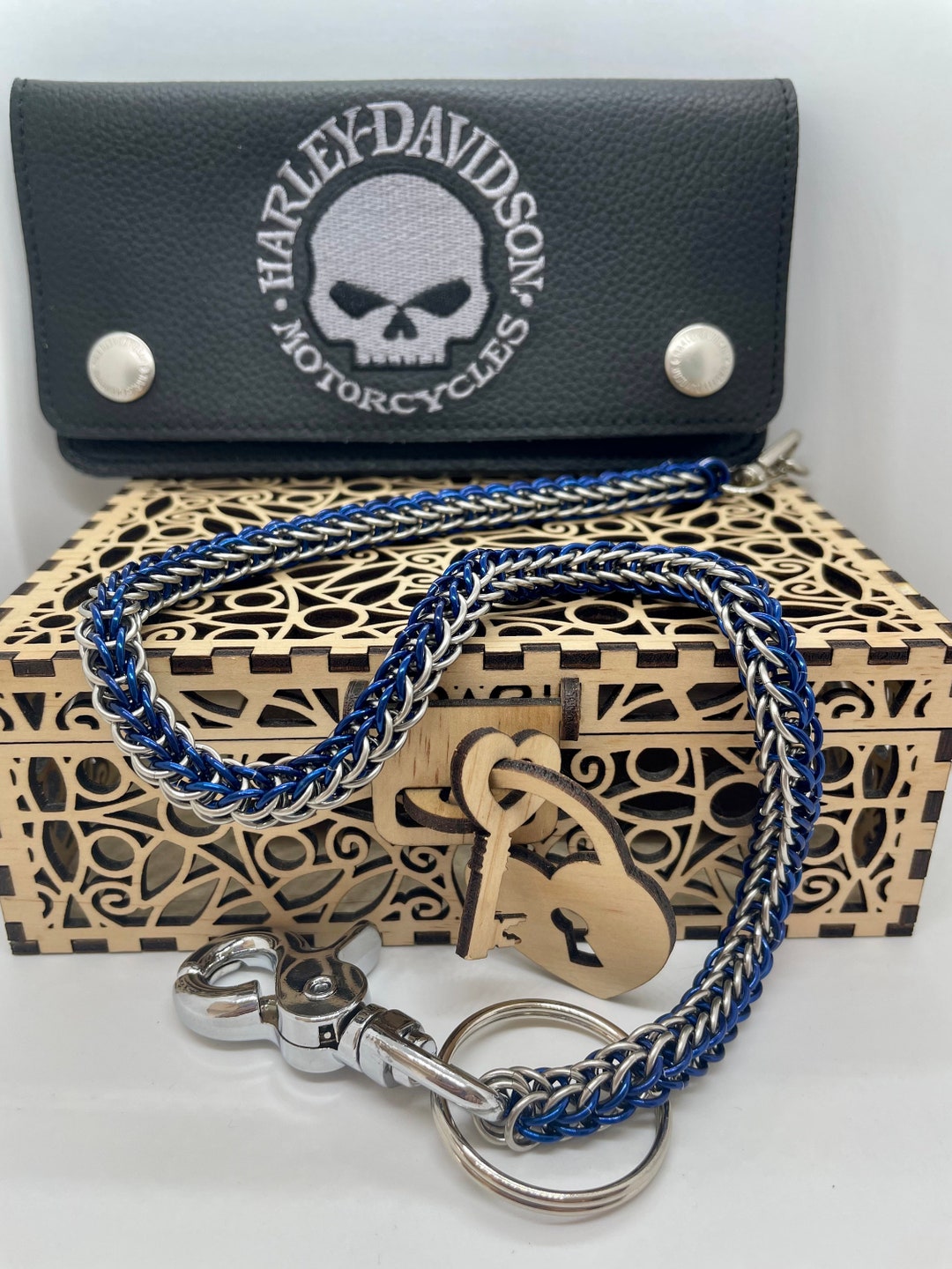 Steel Wallet Chain, Full Persian Wallet Chain, Wallet Security Chain ...