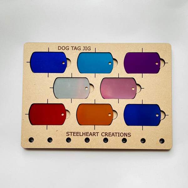 Laser Dog Tag Jig - Etsy