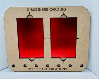 Business Card Jig File - Etsy