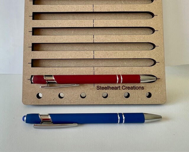 10 Slot Ink Pen Jig for Laser Engraving - Etsy