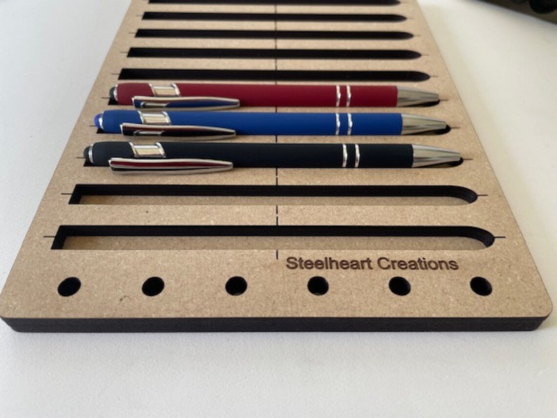 10 Slot Ink Pen Jig for Laser Engraving - Etsy