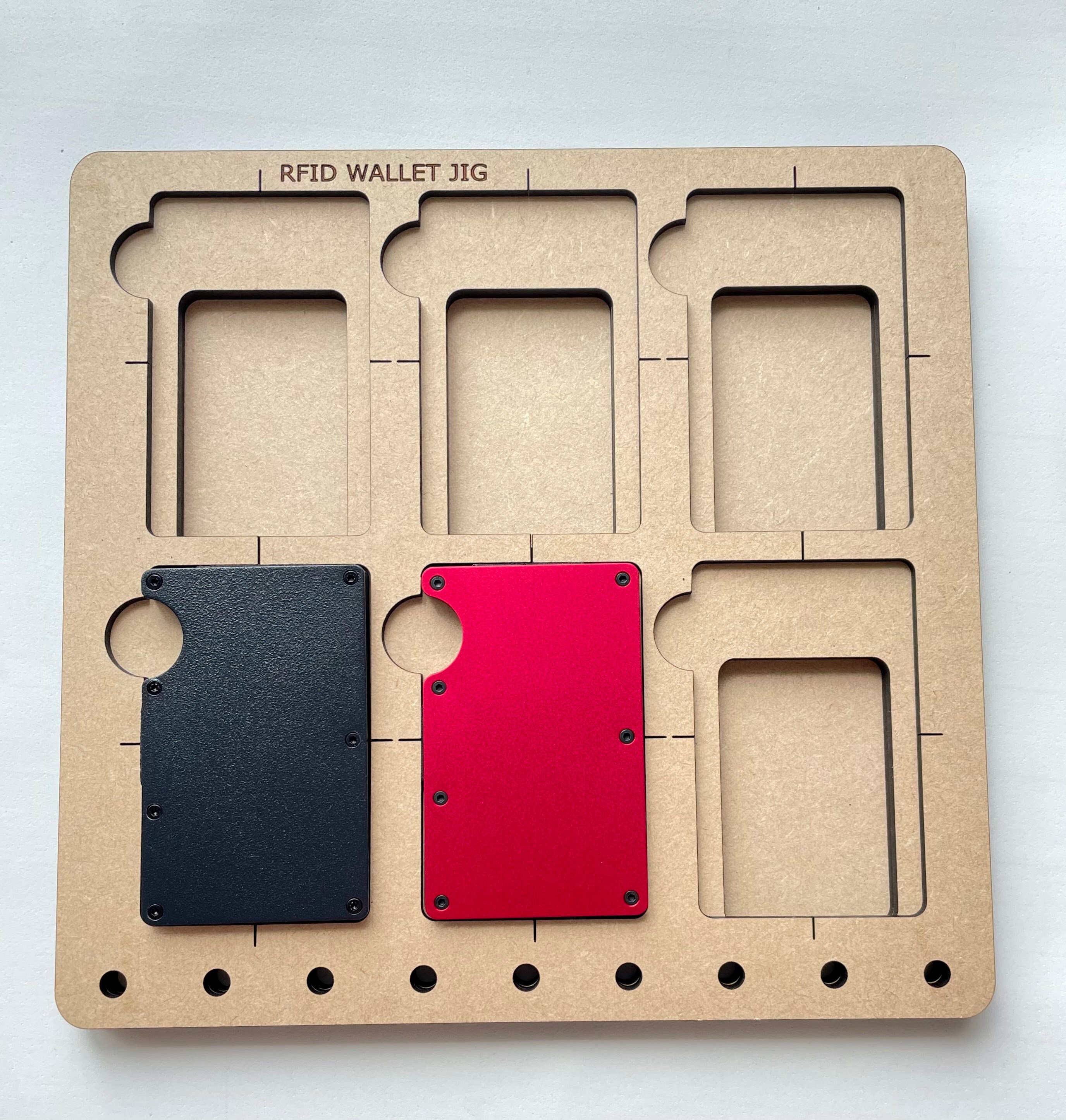 Minimalist RFID Wallet 6 Slot Jig for Laser Engraving - Etsy