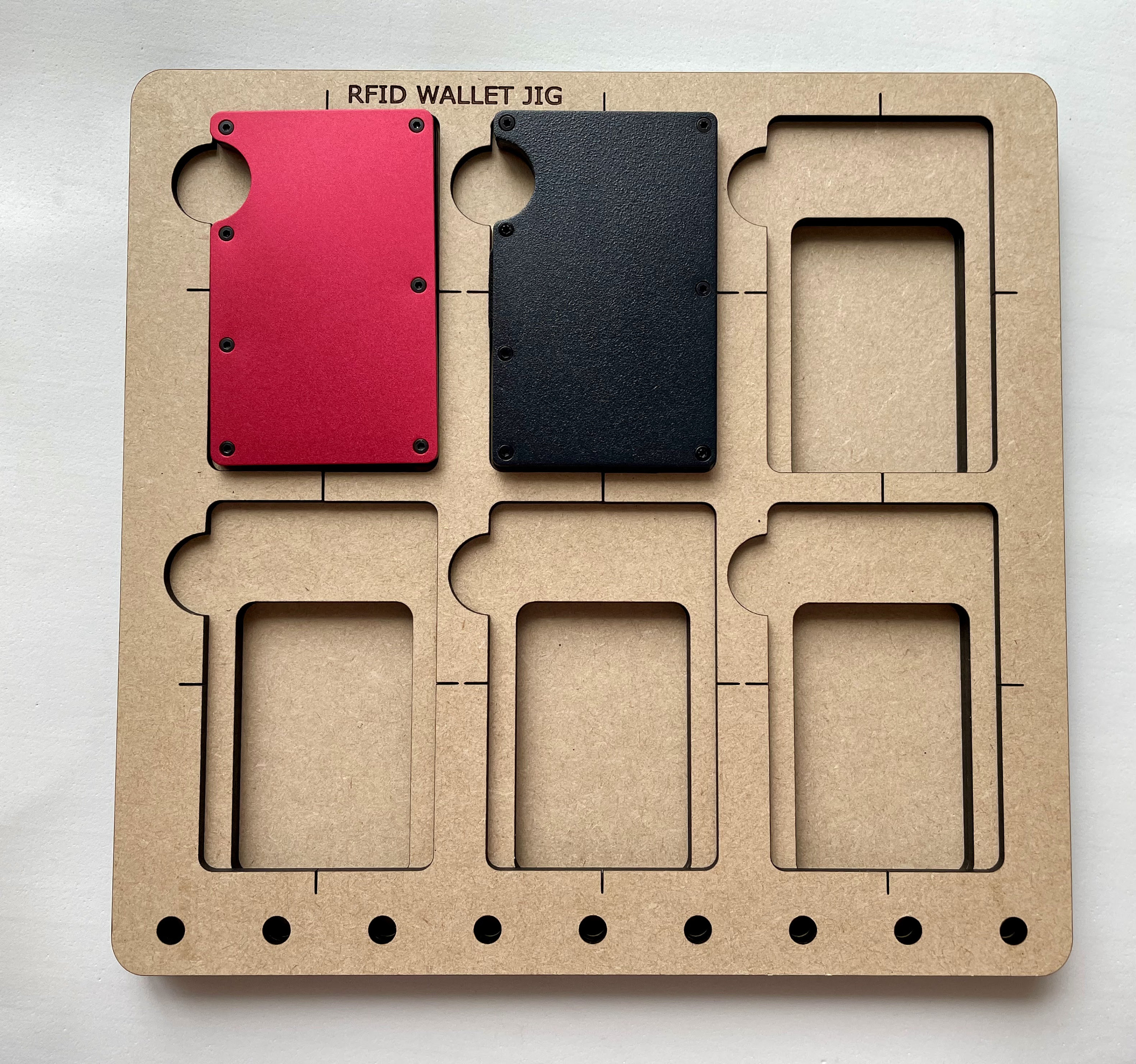 Minimalist RFID Wallet 6 Slot Jig for Laser Engraving - Etsy