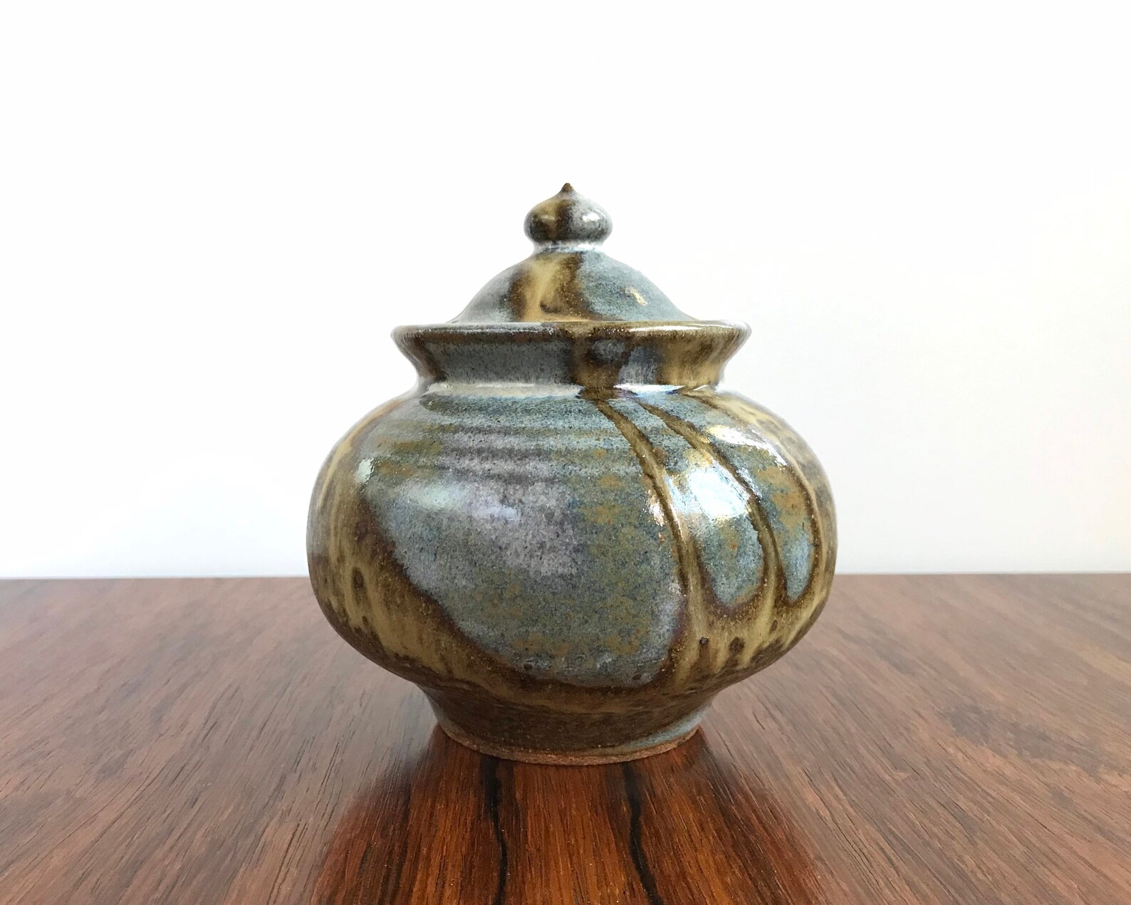Wayne Chapman Studio Pottery Lidded Jar Mid Century Allied - Etsy