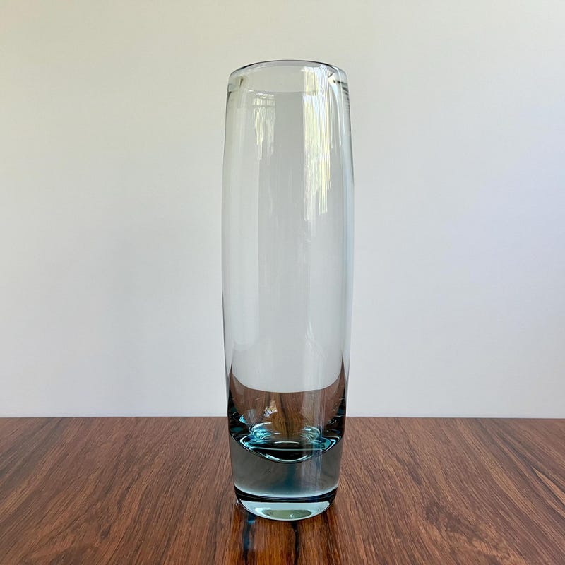 Glass Aqua Blue Vase - Etsy