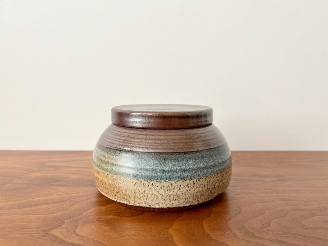 Ron Judd Studio Pottery Lidded Jar - California Mid Century Craft - Etsy