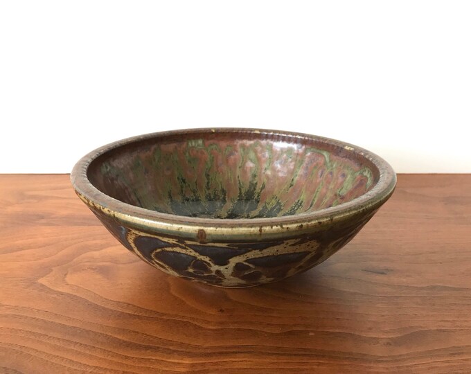 Louis Mideke Mid Century Studio Pottery Bowl - Etsy