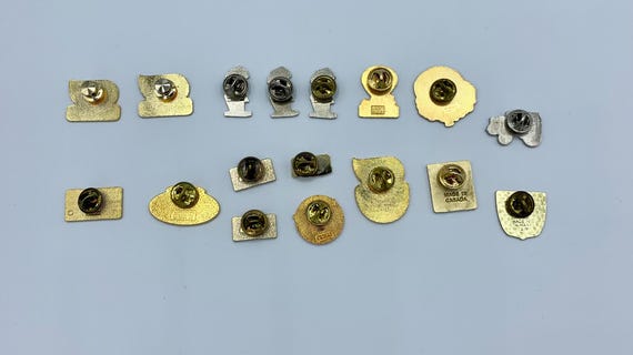 Vintage CALGARY CO-Op Badge Collection - 17 Pins - La… - Gem
