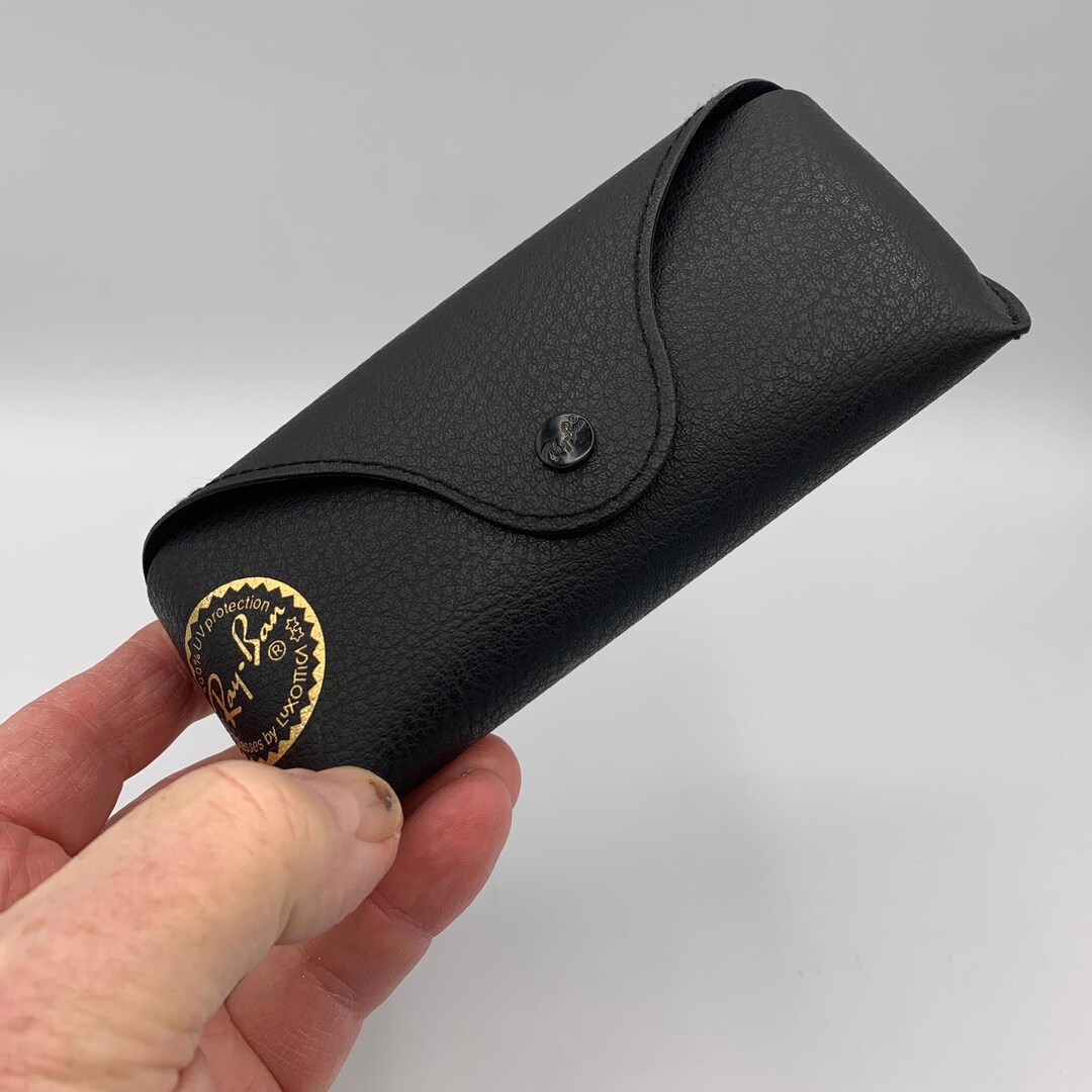 RAY BAN Ray-ban Soft Black Glasses Case or Sunglasses Case and Cleaning ...