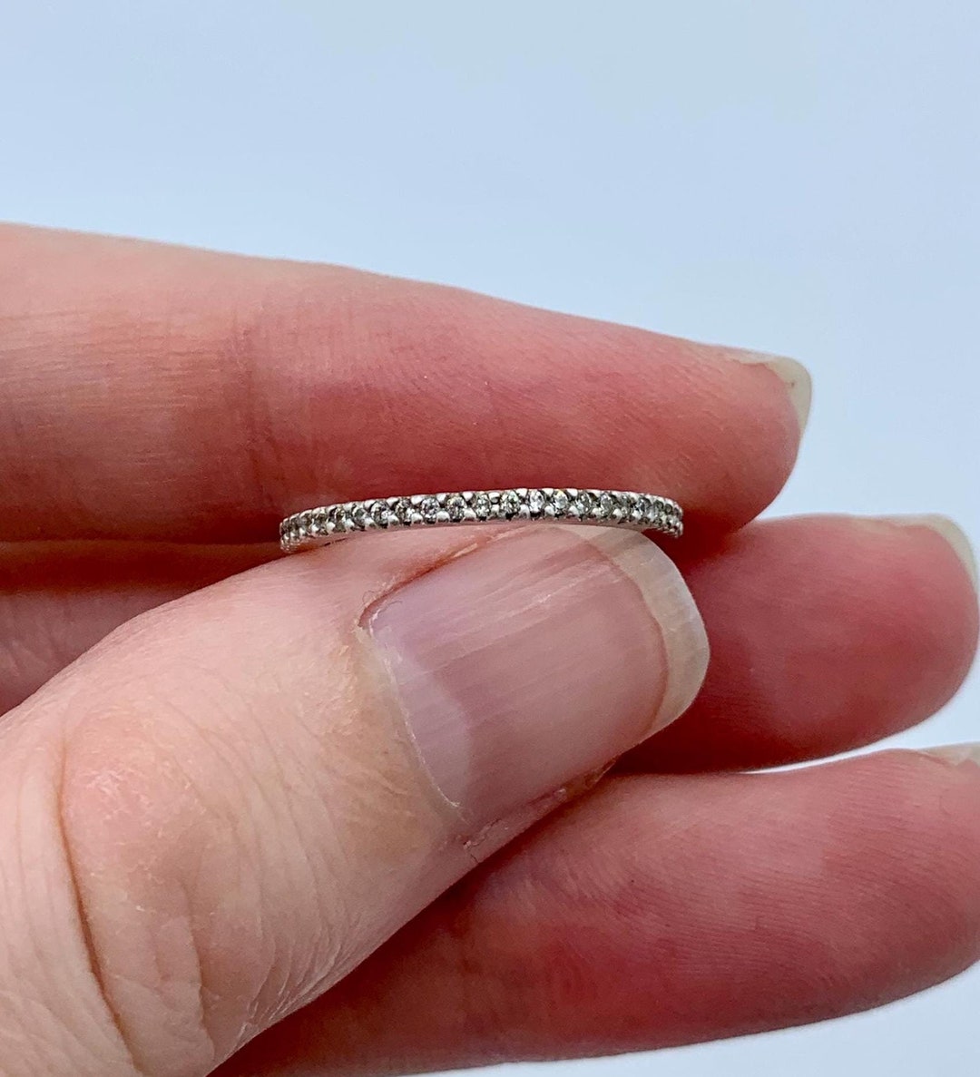 SILPADA Size 5 Cubic Zirconia Stackable Ring - Sterling Silver - R2750 ...