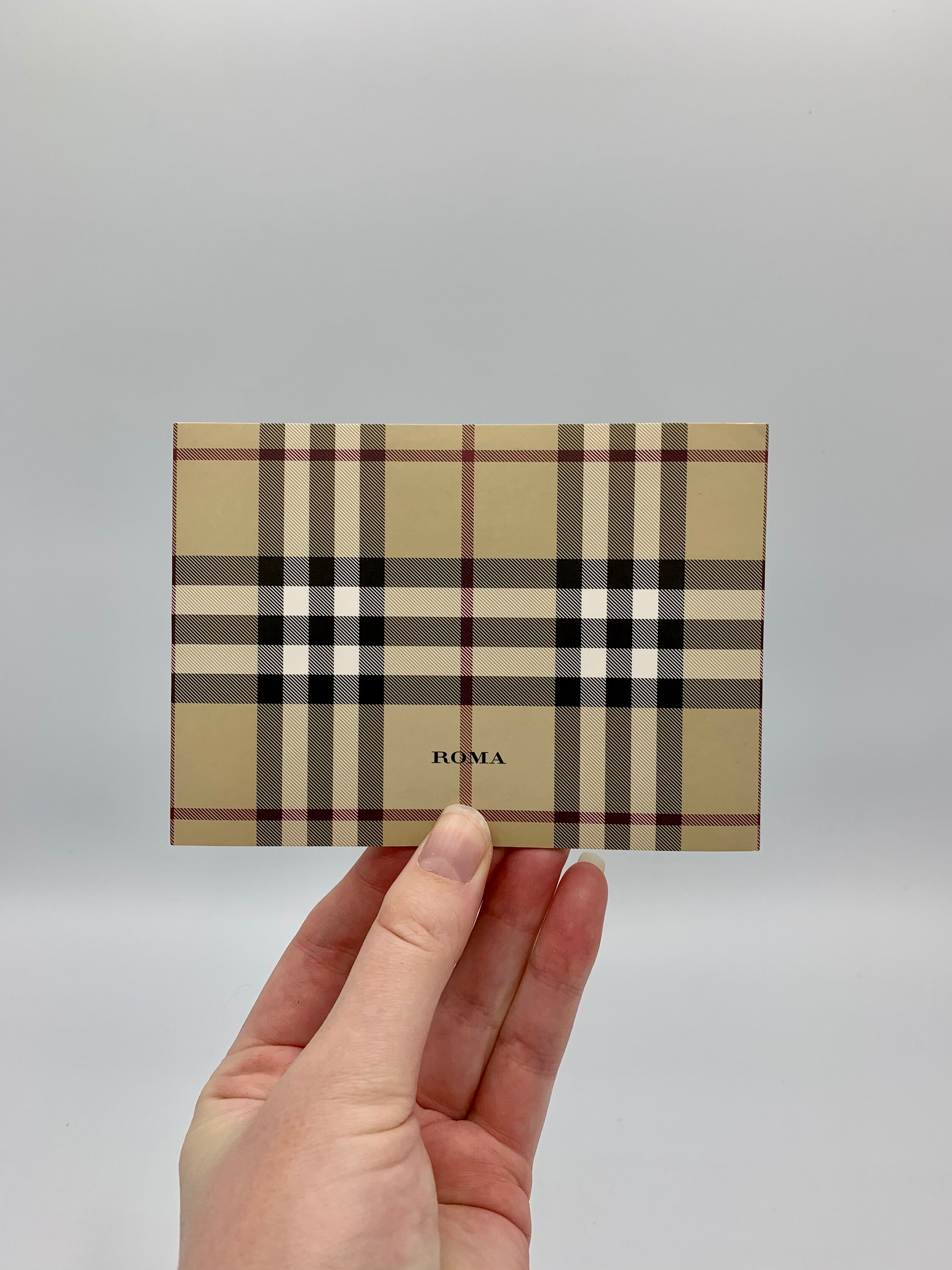 BURBERRY Pop up Map of Roma Rome Classic Nova Check Fold Out Map Major ...